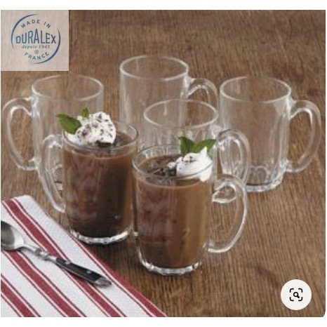 Duralex Mug/Duralex Gelas Jus Buah/Duralex Orleans Clear Glass Beer Mug ...