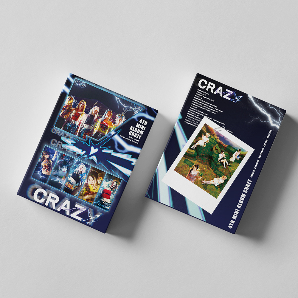55pcs/box LE SSERAFIM CRAZY Mini Album EASY Photocards Lomo Cards ...
