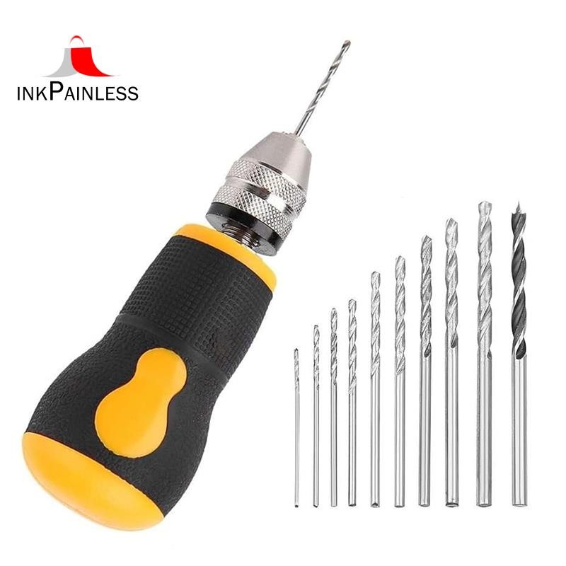 Manual Drill Mini Hand Drill Tool Portable Tool Set Small Hand Drill ...