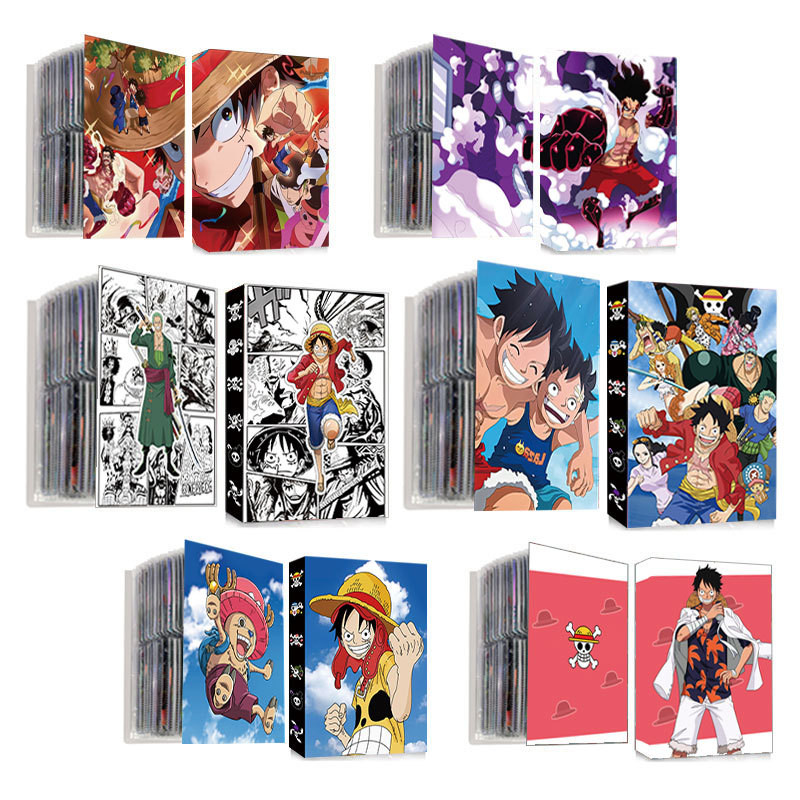 ONE PIECE Card Album Binder Book Map Letter Folder Binder Game Cards ...