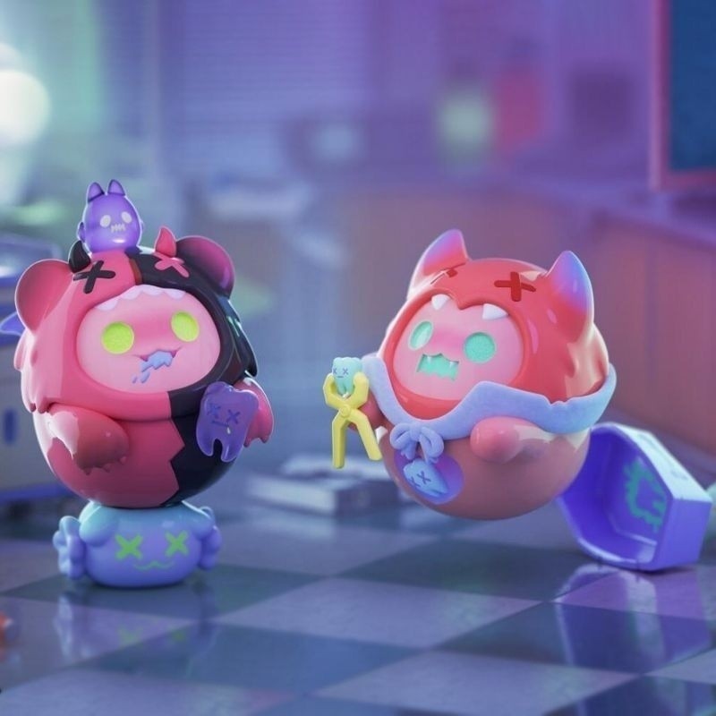ShinWoo Ghost Bear Vampire Candy Shop series official art toy | Shopee ...