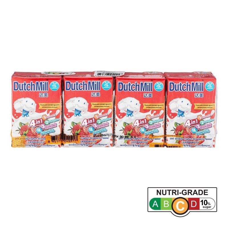 Dutch Mill UHT Yoghurt Drink Mixed Berries children yogurt pouch fruit ...