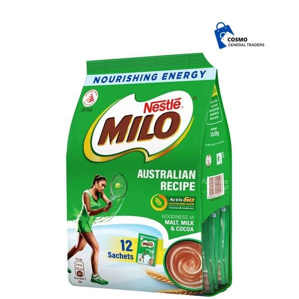 Milo Australian Recipe Greater Chocolatery Milky Taste 15x30g | Shopee ...