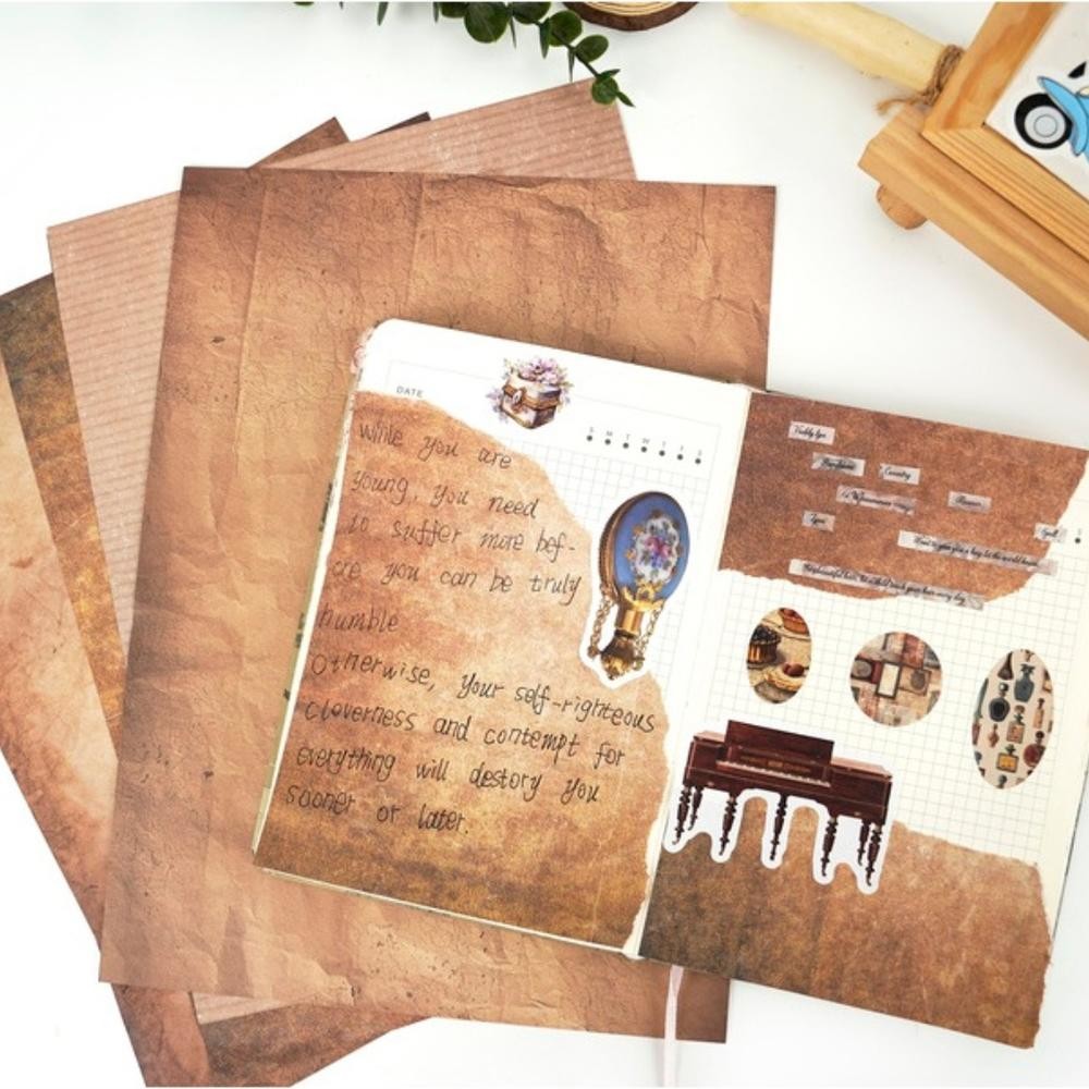 48 Sheets Vintage Stationery Writing Paper Letter Writting Paper,A4 Old ...