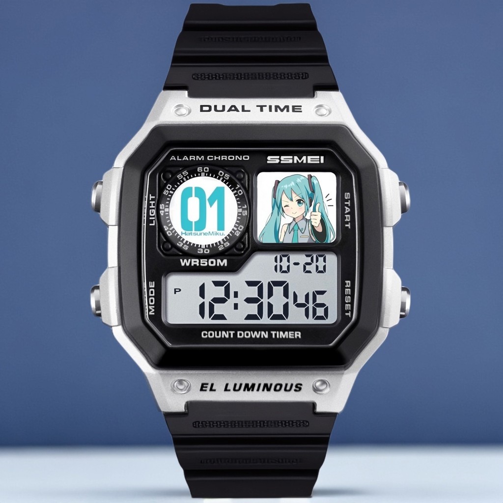 Hatsune Miku Anime Watch Game Anime Waterproof Electronic Watch Small ...