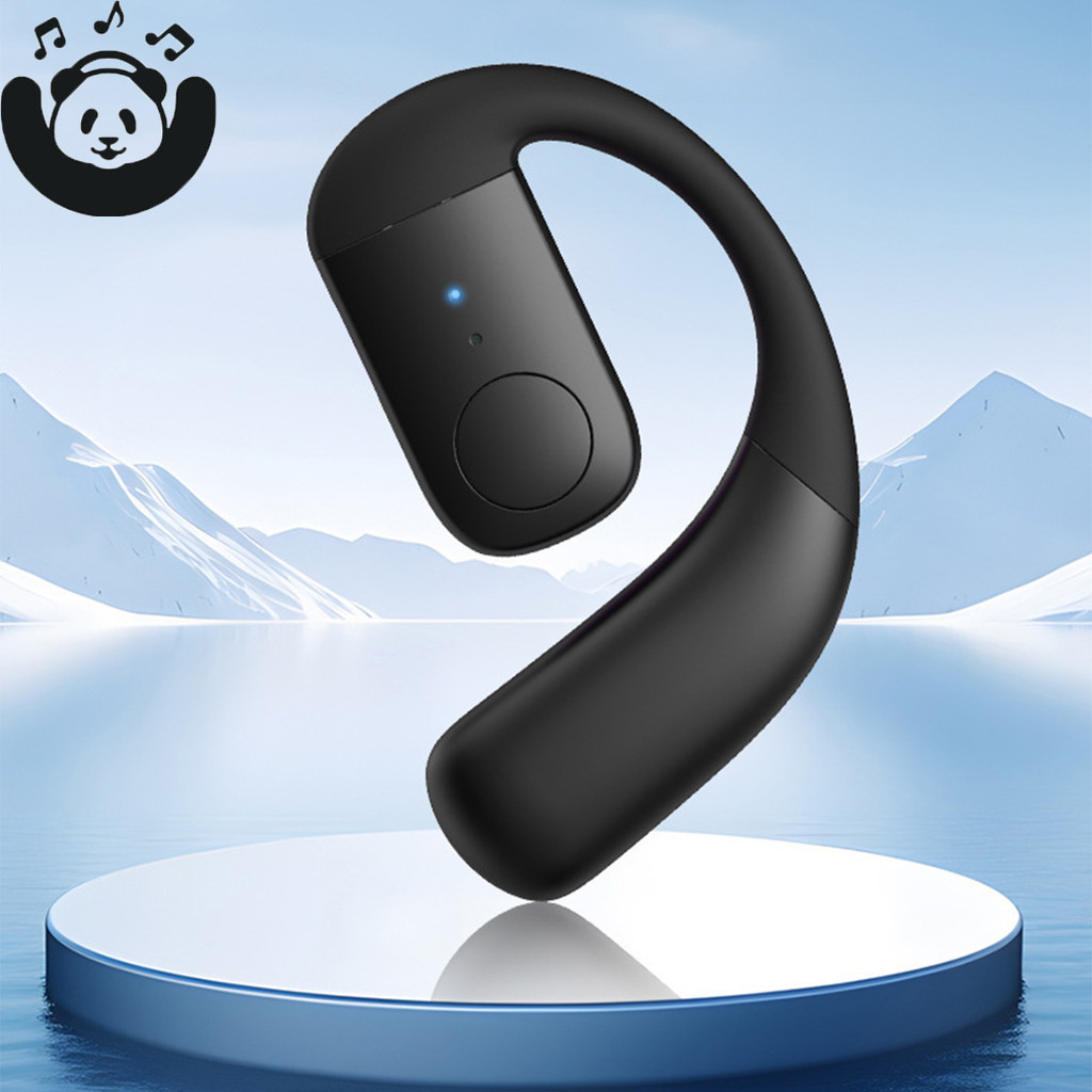 Wireless Earbuds Open Ear Headset Air Conduction 180°Adjustable Earbuds ...