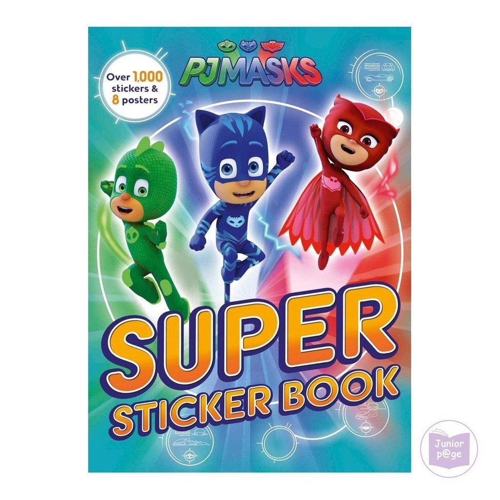 PJ Masks: Super Sticker Book (Super Sticker Books) | Shopee Singapore