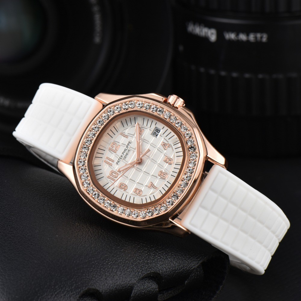Women's Watches Quartz Movement Rubber Strap Fashion Sports Luxury ...