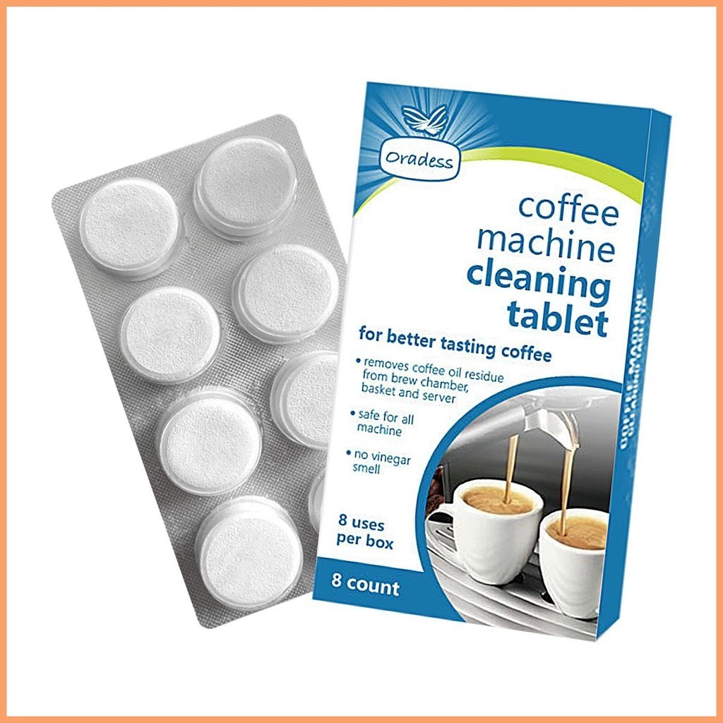 Cleaning Tablets for Coffee Machine 8 Count Coffee Machine Cleaner ...