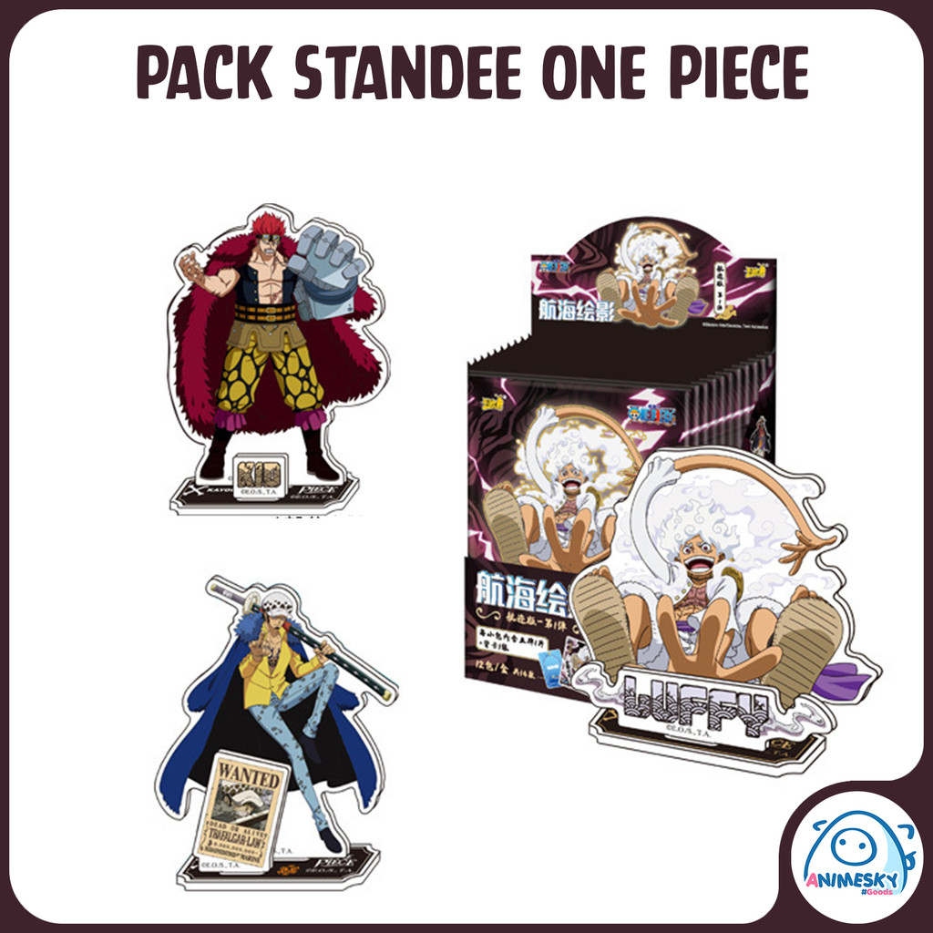 Genuine One Piece Acrylic Kayou standee dignity Pack - Luffy Zoro Sanji ...