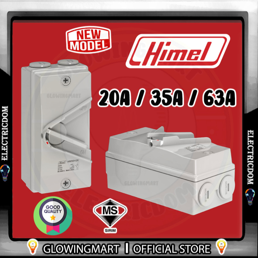 Himel Isolator 3Phase Switch 20A/35A/63A Isolating Weatherproof Outdoor Waterproof Isolator ...