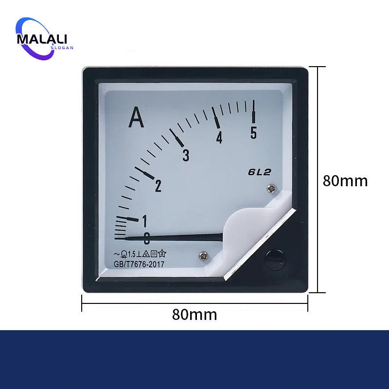 6L2 100/150/200/300/400/500/600/800/5A high-precision ammeter pointer ...