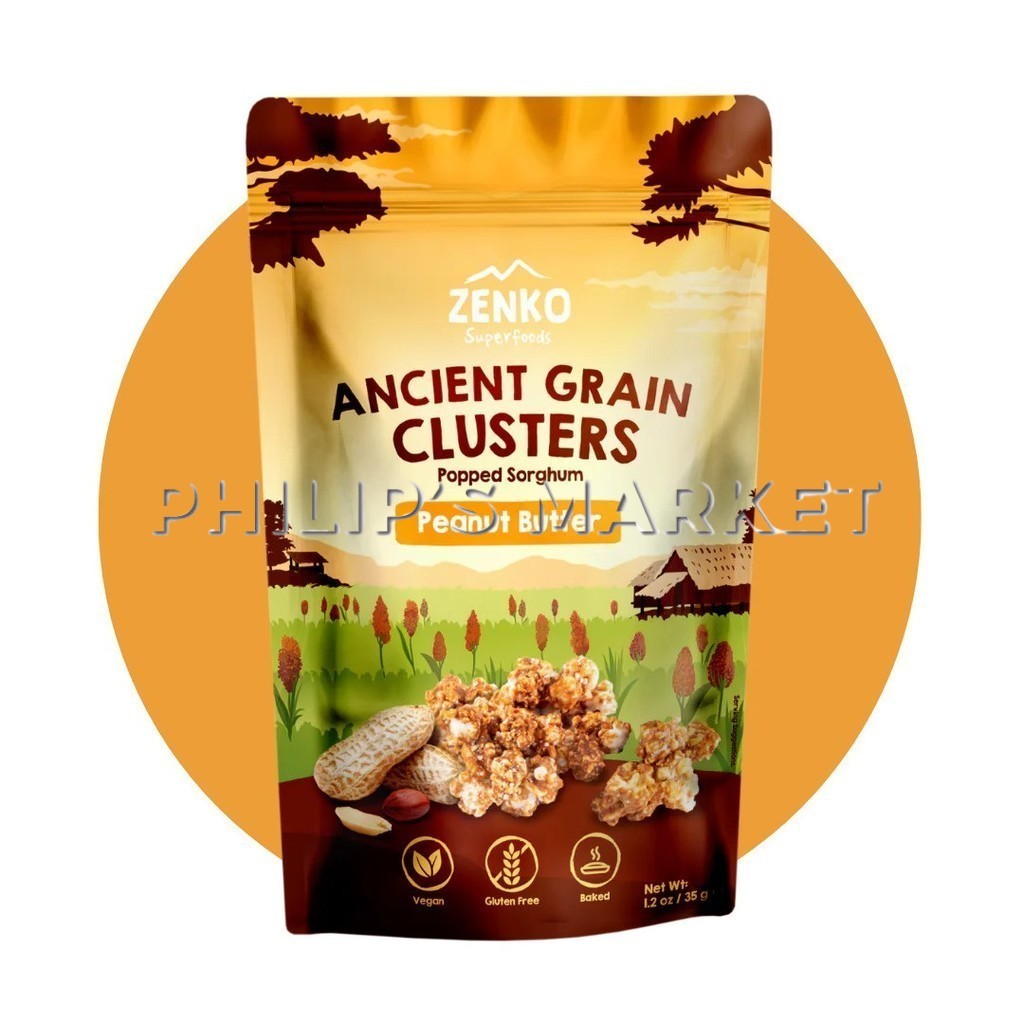 Zenko Superfoods Ancient Grain Clusters Peanut 35g | Shopee Singapore