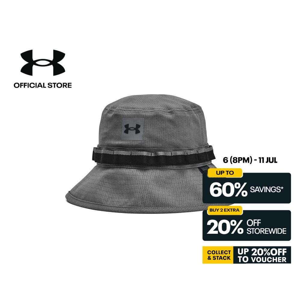Under Armour Men's UA ArmourVent Bucket Hat - GRAY (025) | Shopee Singapore