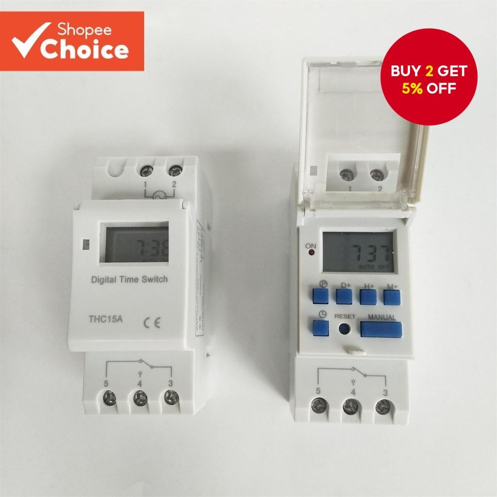 Digital timer switch AHC15A weekly programmable timer 24hour timer Electronic timer DIN RAN ...