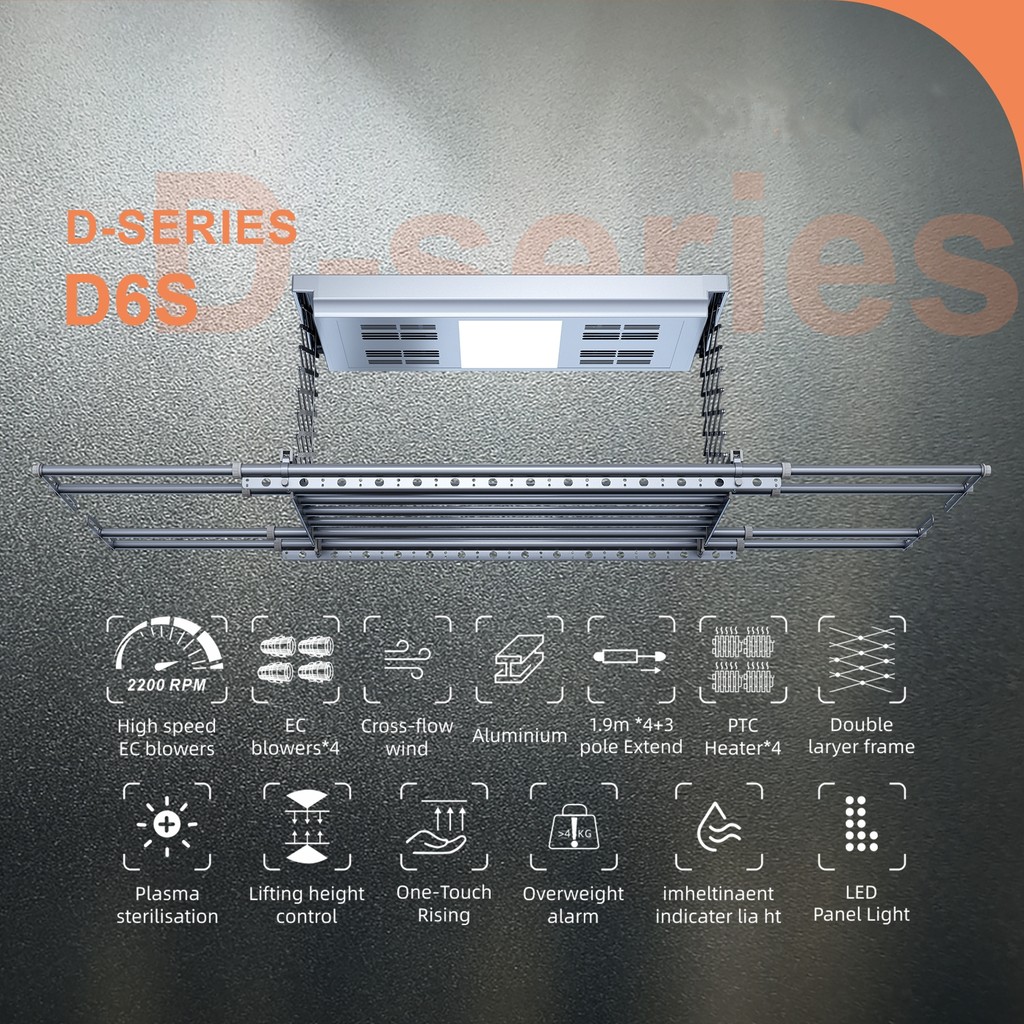 Automated Laundry Rack Smart Laundry System With Standard Installation ...