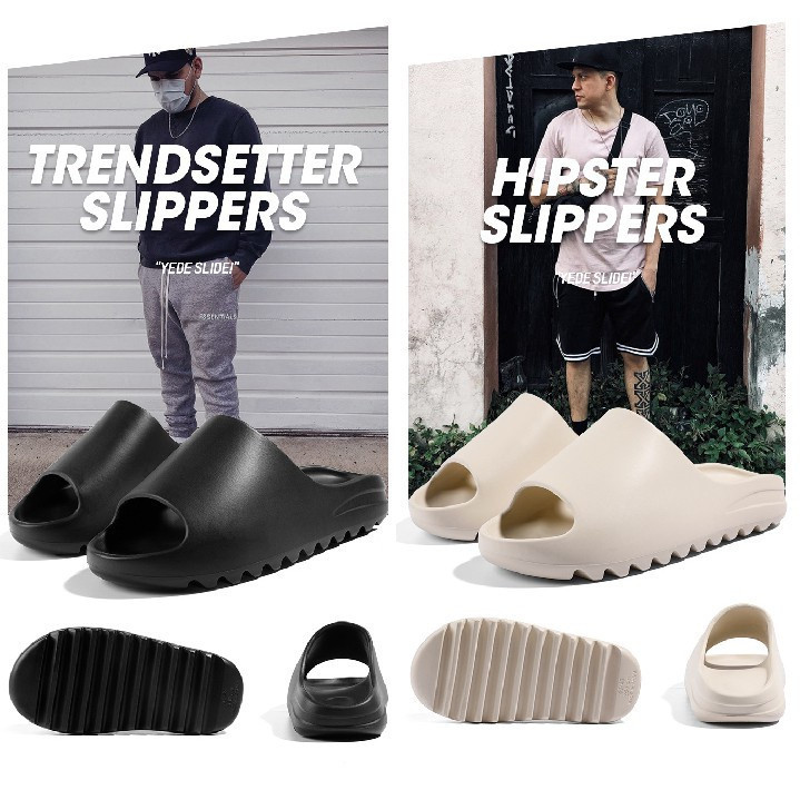 EVA Yeezy Slide Kanye West Men Women Black Beige Slipper Sandal Beach ...