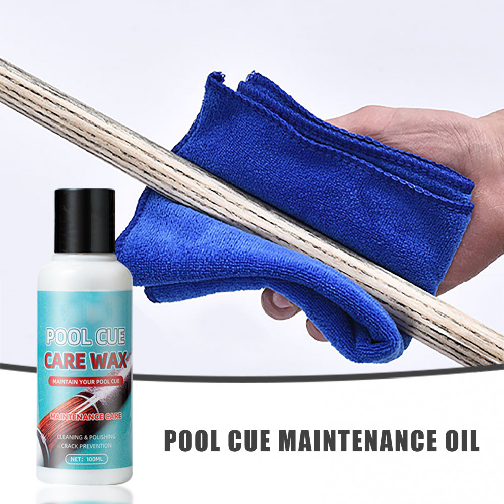 Wood Pool Cue Cleaner 100ml Anti-Cracking Billiards Cue Cleaner Pool ...