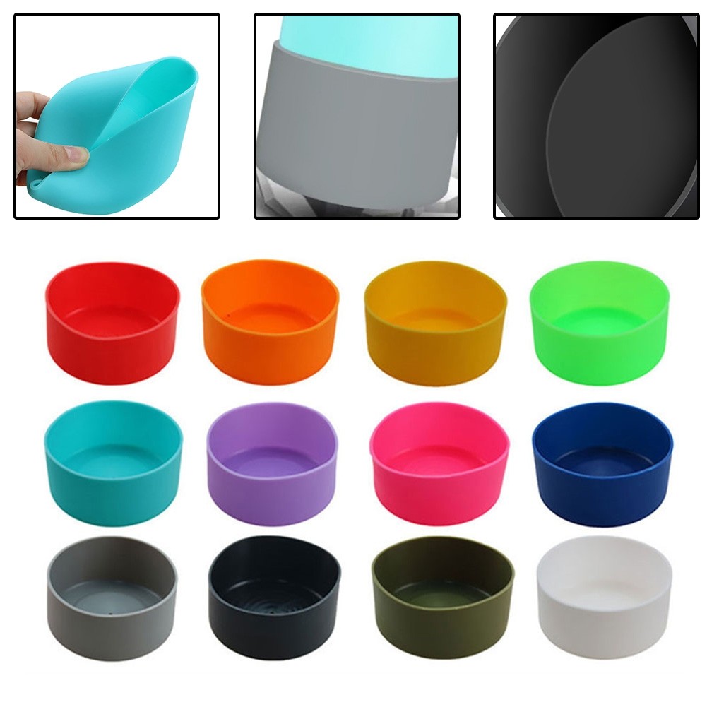 [AS] 7.5/9cm Cup Cover Space Pot Silicone Cover Rubber Bottom Pad 32 ...