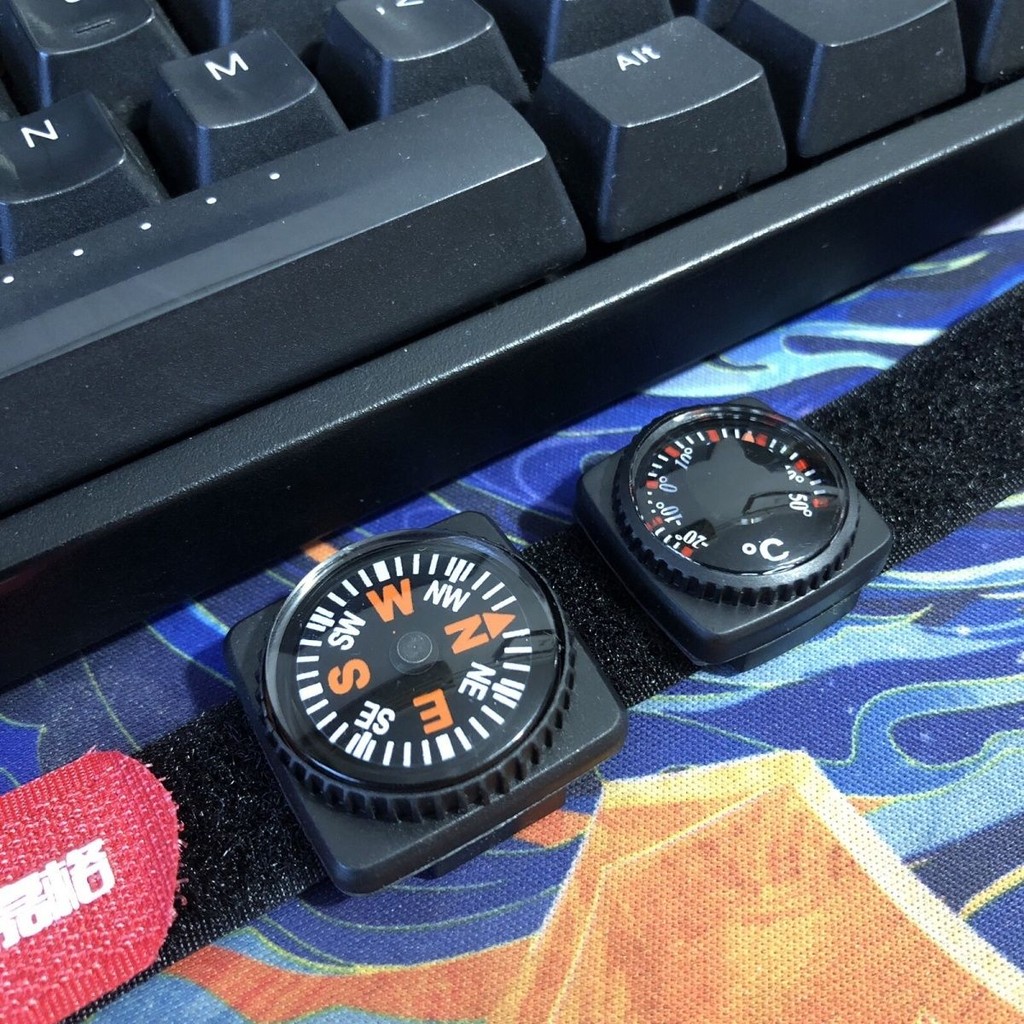 Waterproof Watch Webbing Compass Thermometer Two-in-One Outdoor Watch ...