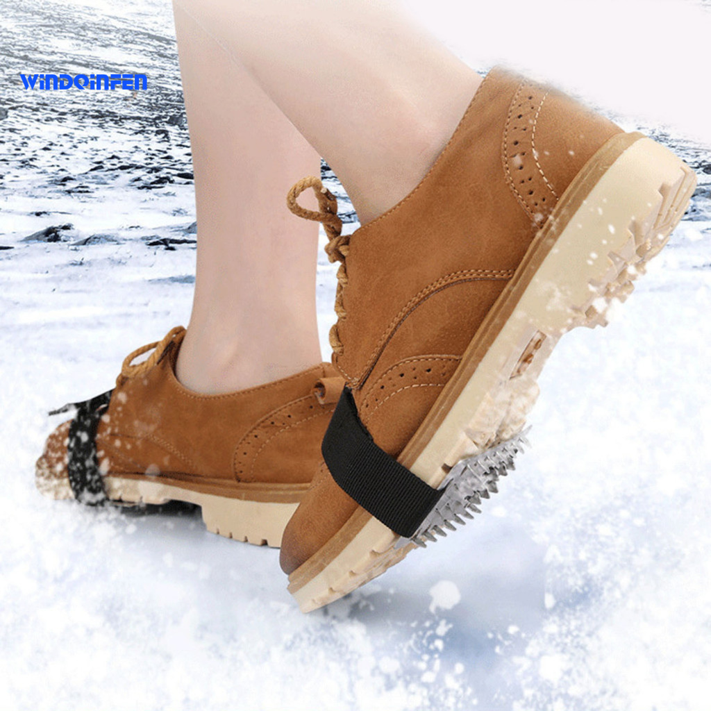 【WQF】 Crampons for Ice and Snow Anti-slip Ice Cleats 26-tooth Ice Claws ...