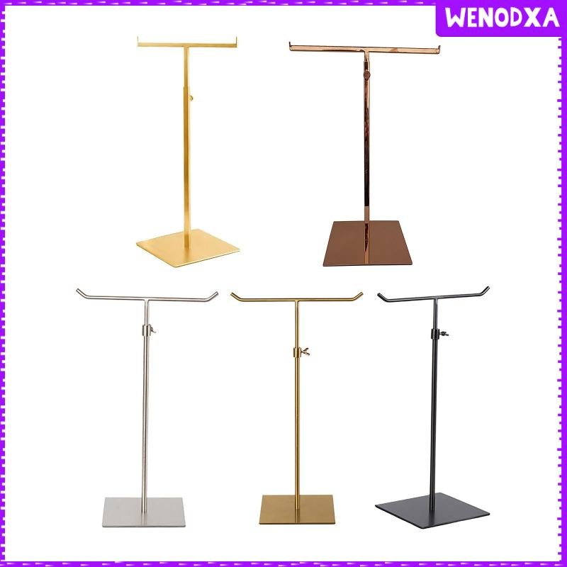 [Wenodxa] Metal Bag Stand, Hanging with Double Hooks, Adjustable Made ...