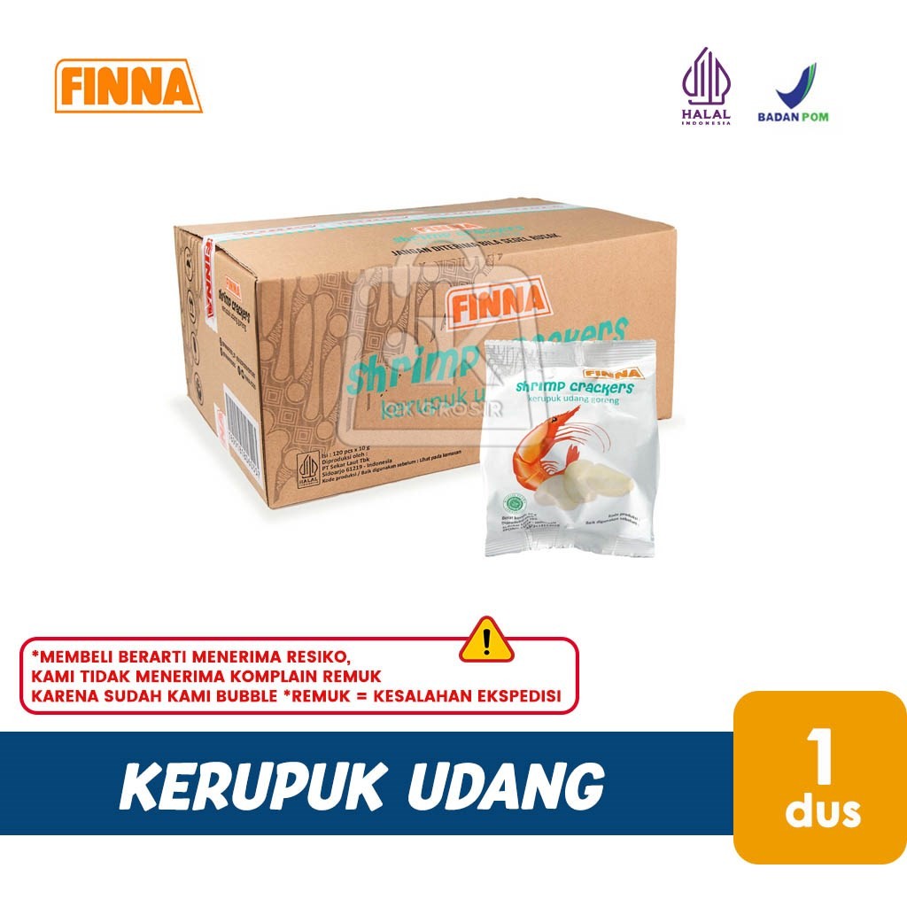 Finna Shrimp Crackers Fried Shrimp Crackers Crackers (1 Box Contains ...