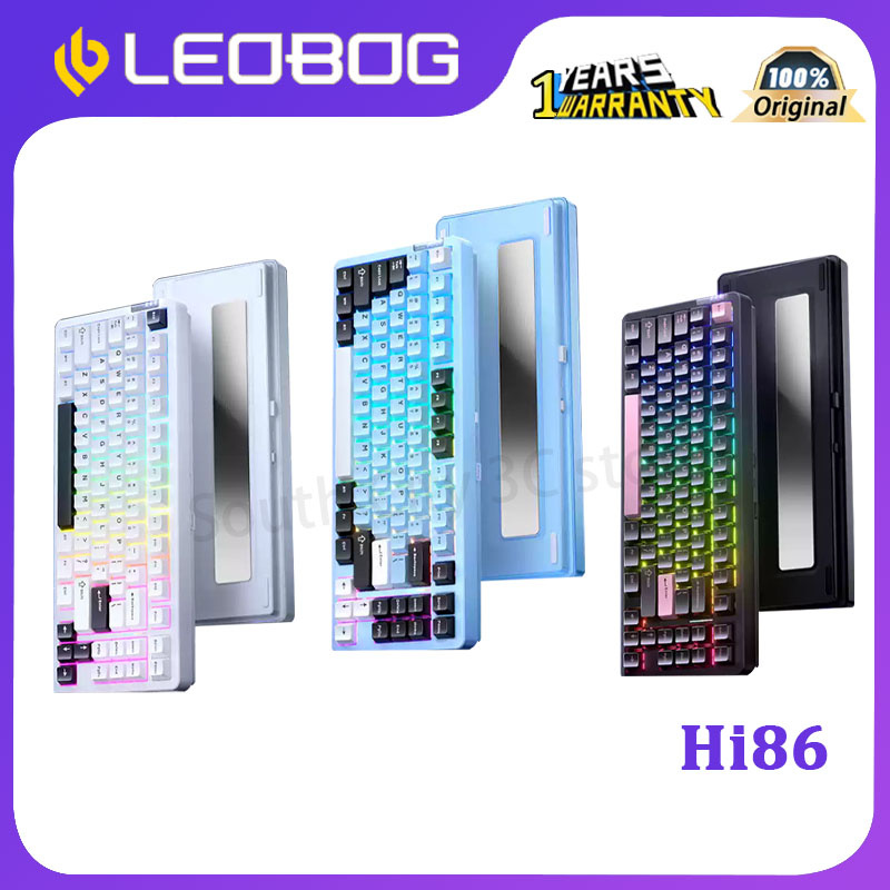 LEOBOG Hi86 aluminum lumpy mechanical keyboard 75% equipped with custom ...