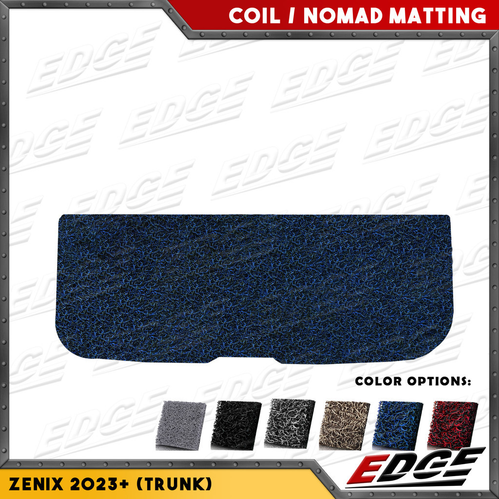 (TRUNK ONLY) Coil Matting Toyota Zenix 2023-2025 // nomad spaghetti car ...