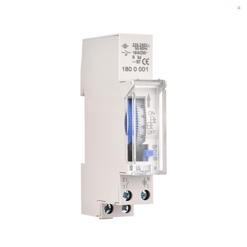 Mechanical 24 Hours Timer Switch AC 220-240V 15 Minutes Interval 96 ...