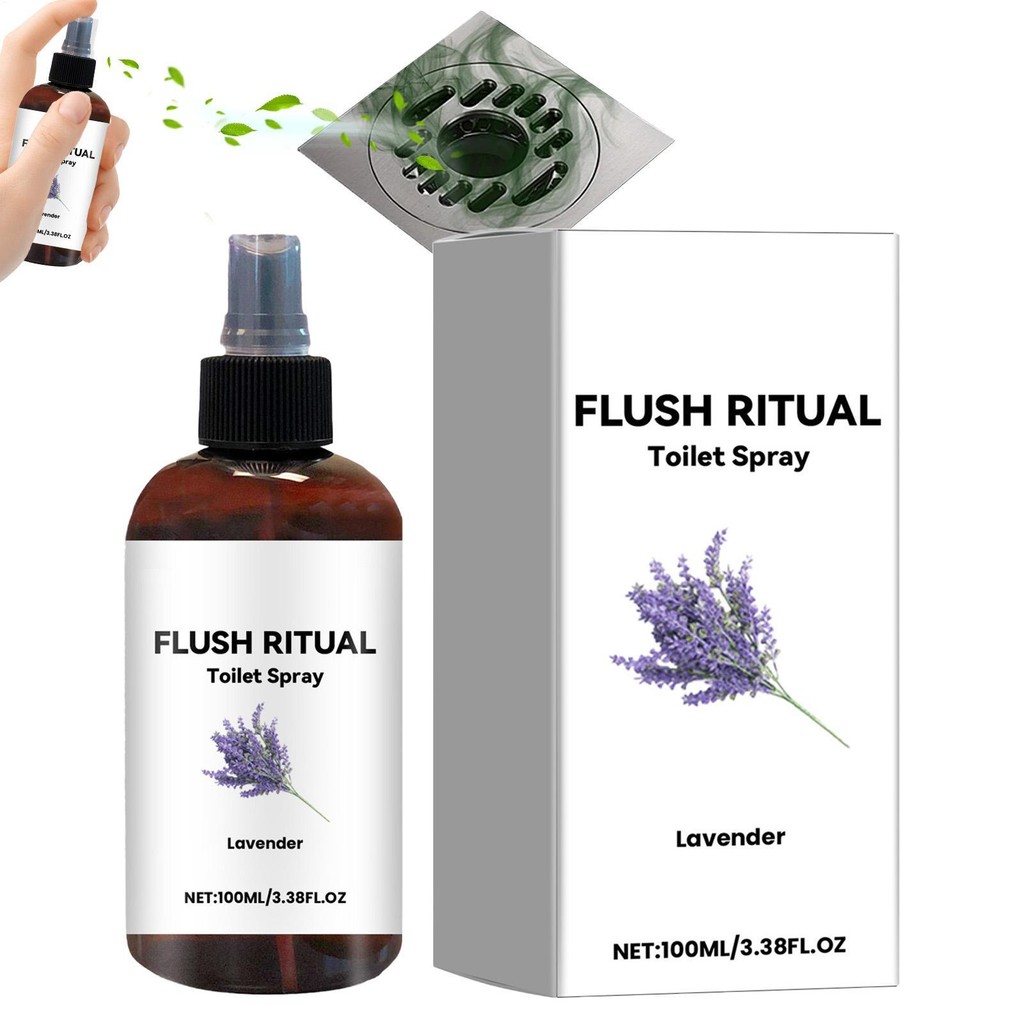 Toilet Bowl Deodorizer 100ml Daily Restroom Deodorizer Toilet Spray ...
