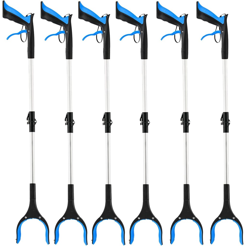 6-Pack 32inch Upgrade Foldable Grabber Reacher Tool, Reacher Grabber ...