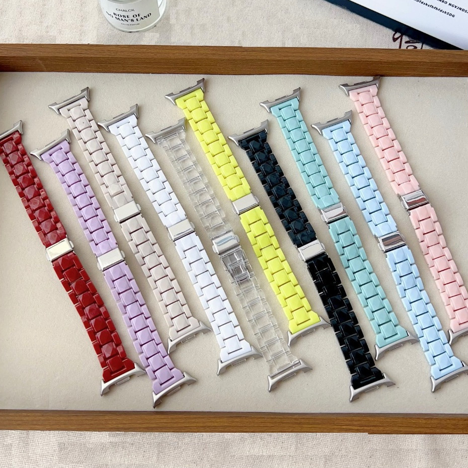 Candy Color Watch Strap for Galaxy Watch 8 Strap 40mm 44mm Plastic ...