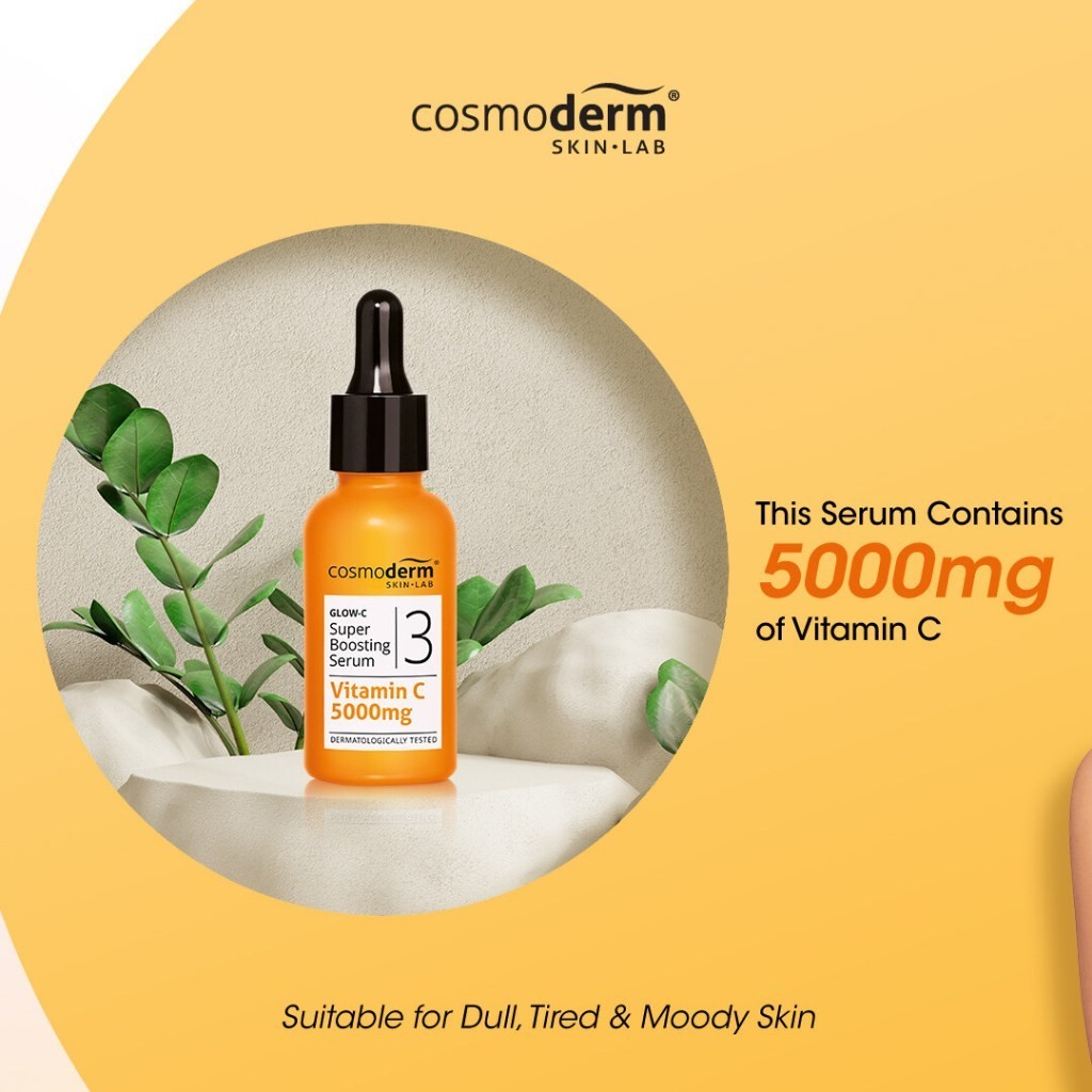 COSMODERM Glow-C Super Boosting Serum (15ml) | Shopee Singapore
