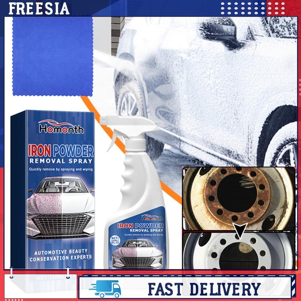 120ml Car Rust Removal Spray Iron Powder Remover Rust Out Instant ...