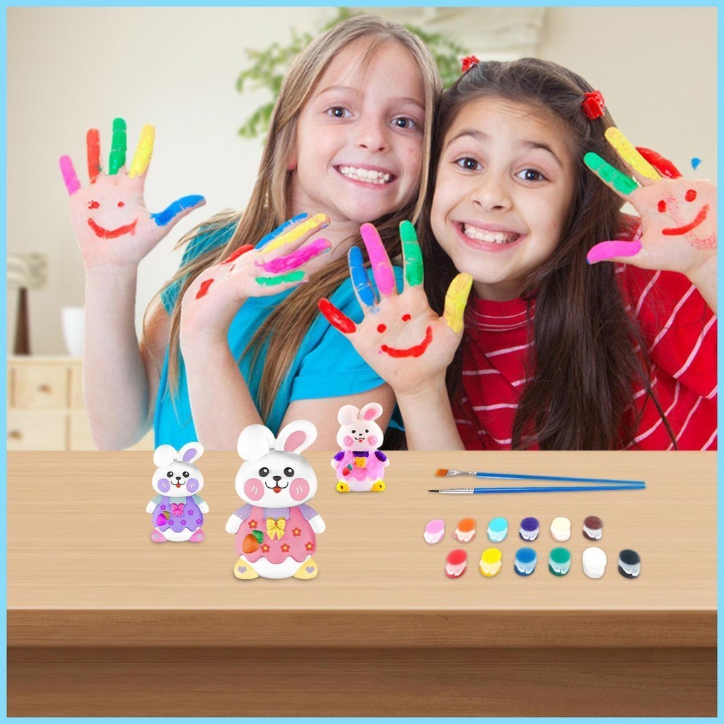 Plaster Doll Painting Figure Painting Kit Safe Plaster Painting ...