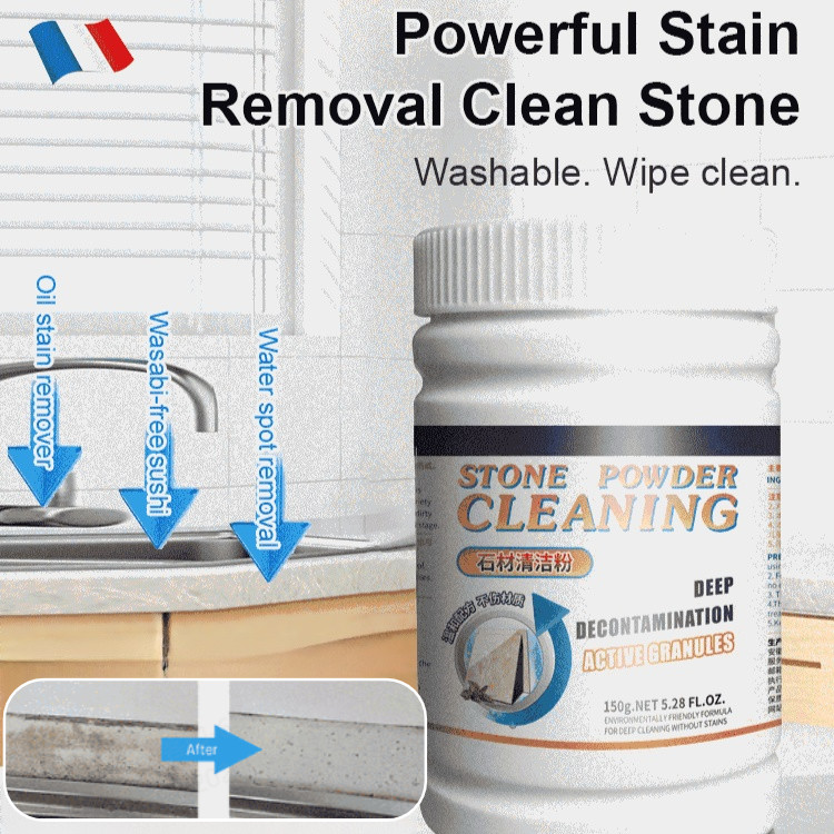 [Powerful Disintegration/Efficient Stain Removal] Stone Cleaning Powder ...
