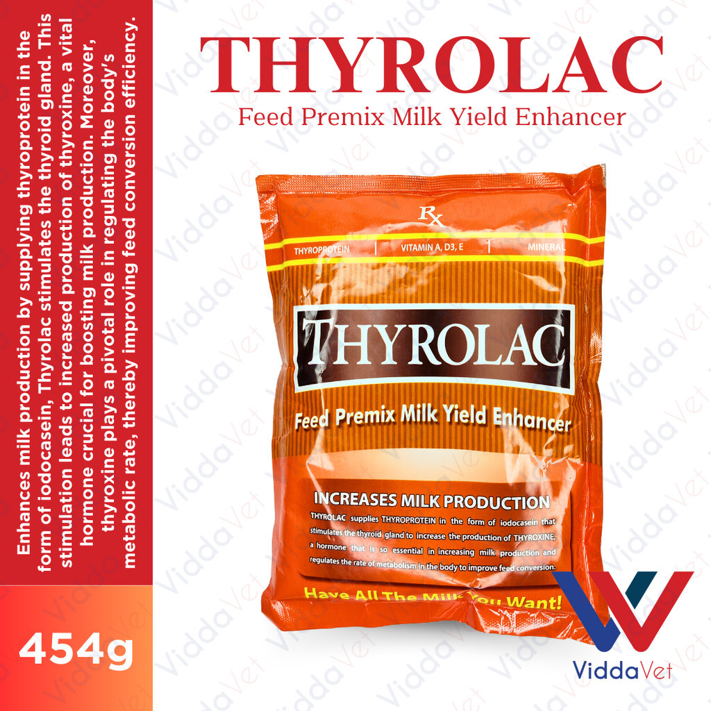 454g Thyrolac Feed Premix Milk Yield Enhancer for pigs, cattle, goats ...