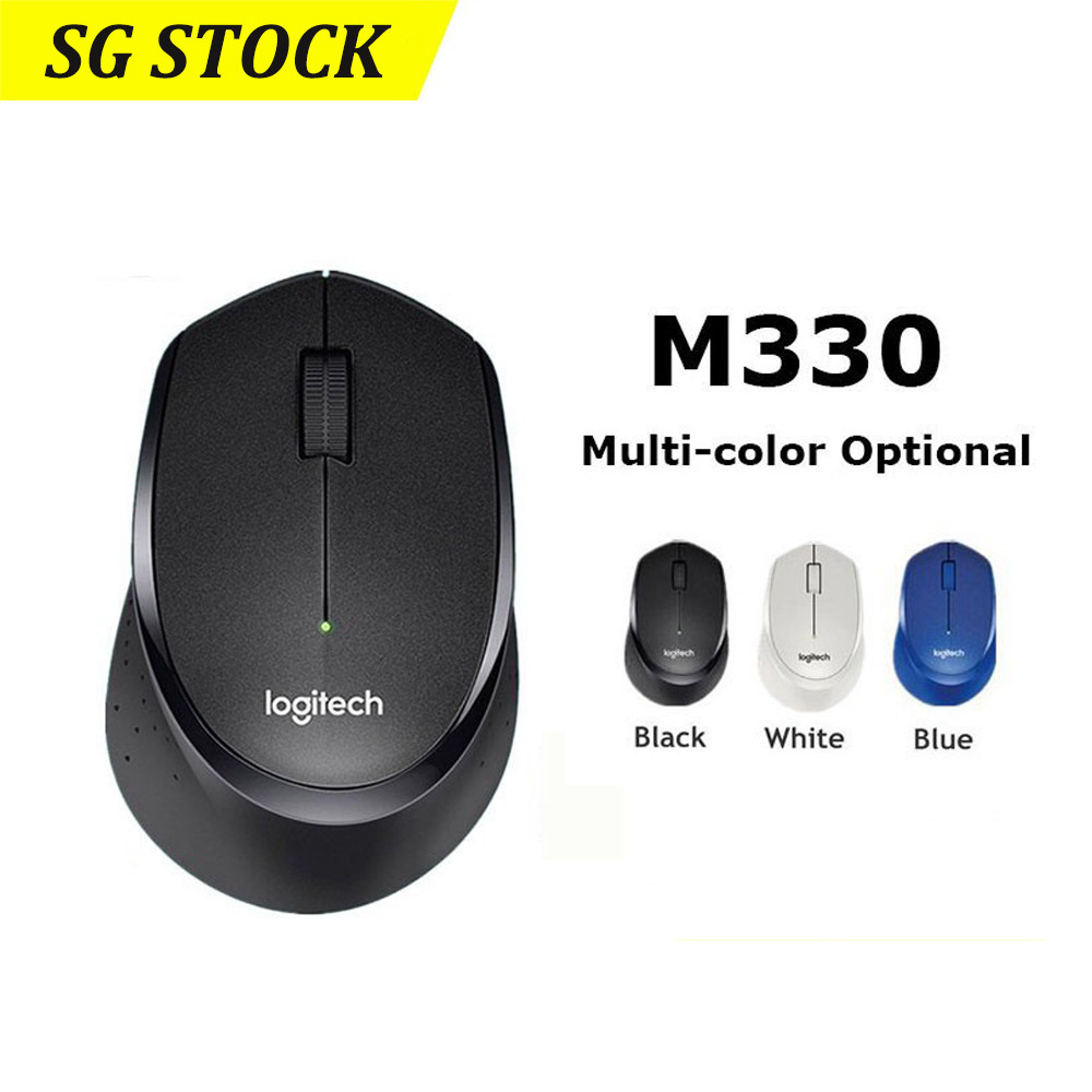 SG Stock Logi M330 Wireless Mouse Silent with 2.4GHz USB 1000DPI High ...