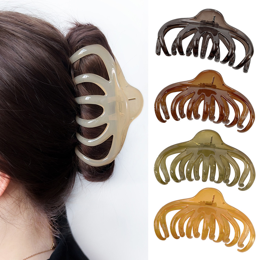 Women's Hair Clips Octopus Clips Giant Grasp Oversized 13CM Hair Volume ...