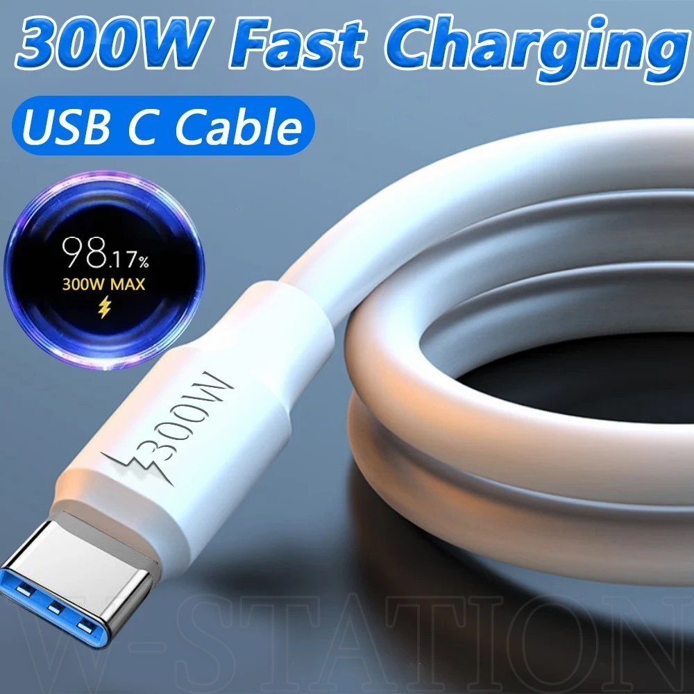 300W Super Fast Charging Cable - 0.25/1/1.5/2M USB-A to USB-C Cord ...
