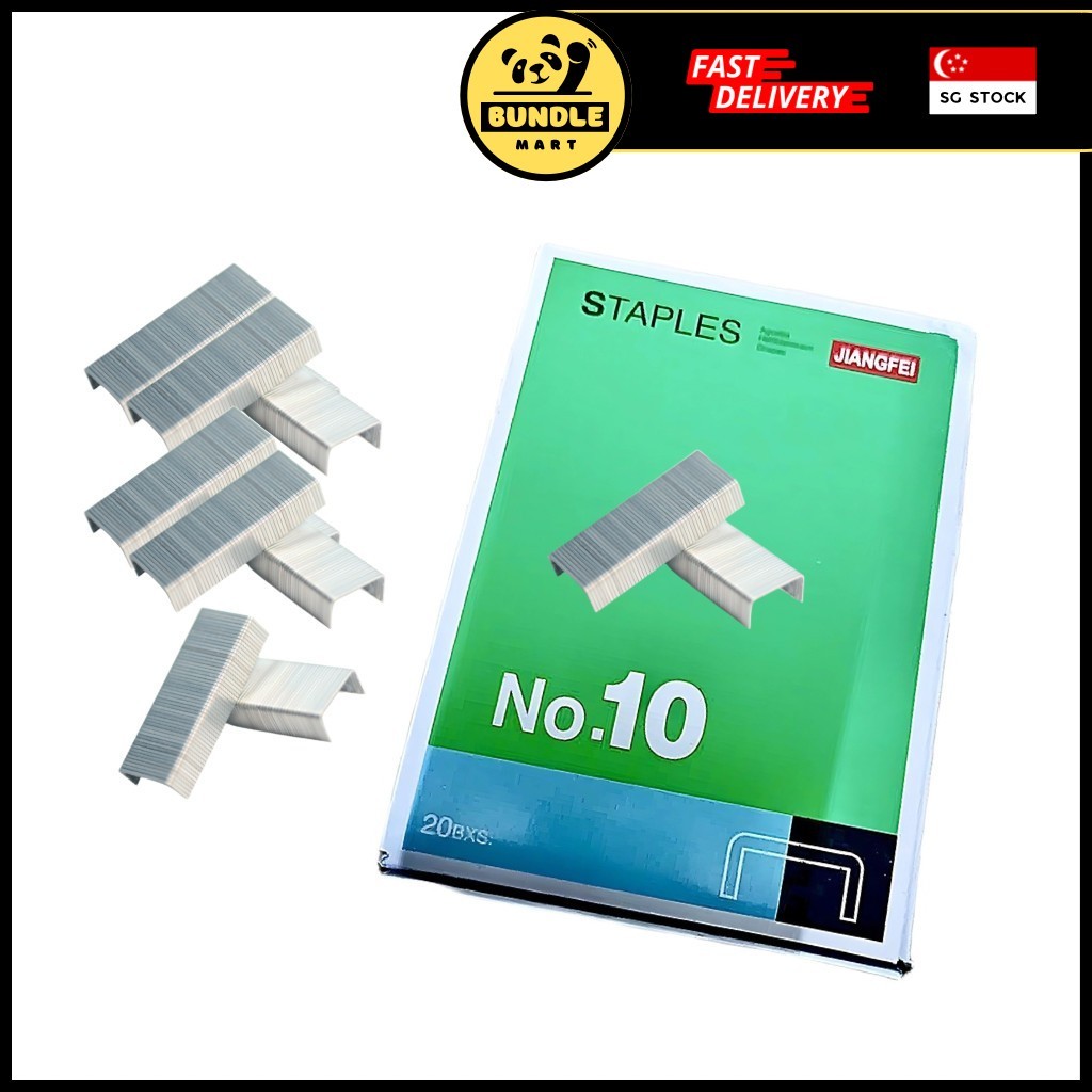 (BundleMart) NO 10-1M Staple Pins Bullet Stapler Bullet (20 Small Boxes ...