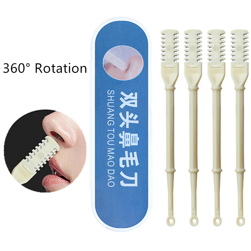2 In 1 Nose Hair Trimmer, Double-Sided Nose Hair Cutter, Nose Hair ...
