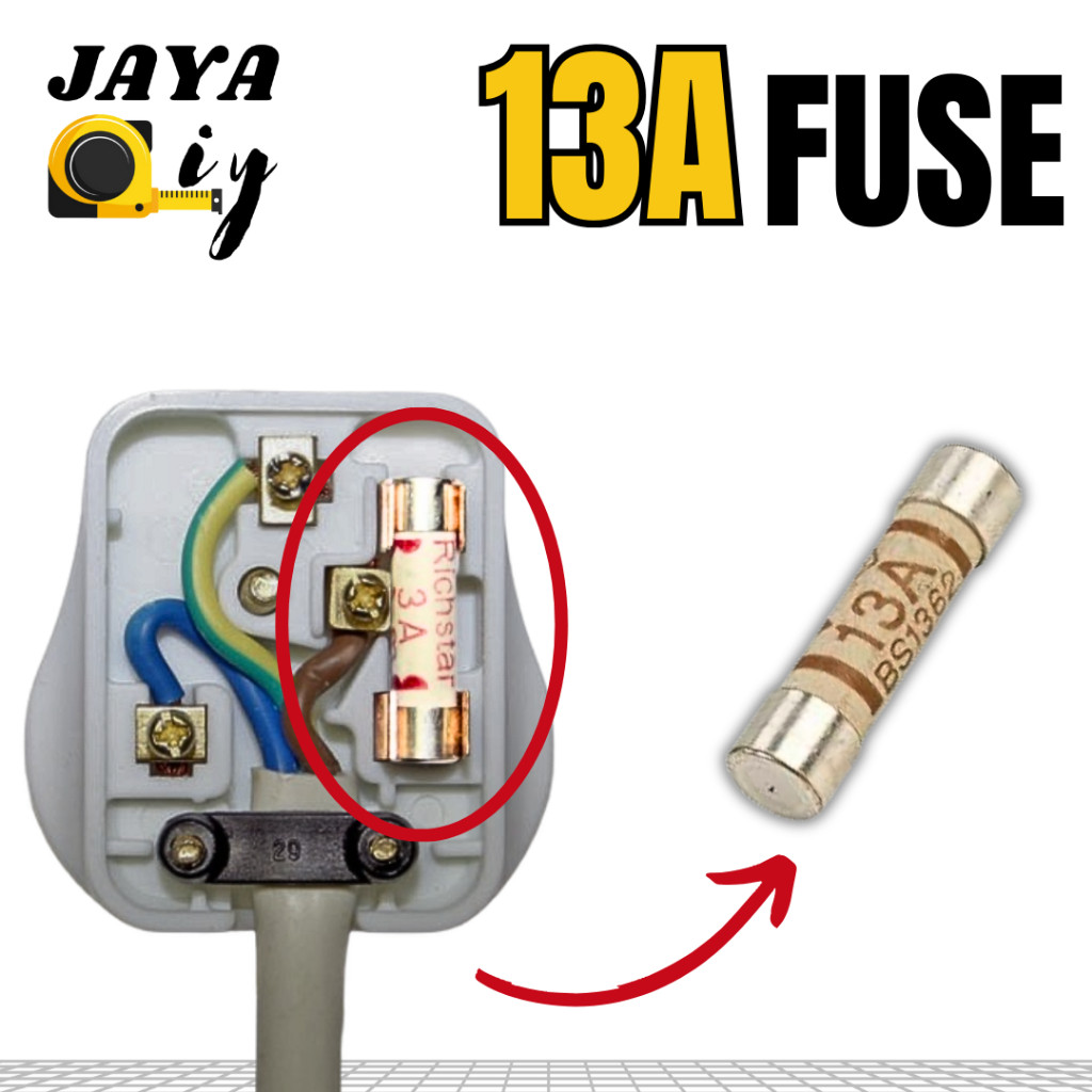 UNIVERSAL 13Amp PLUG TOP Fuse / 13Amp Plug Top Fuse / 13a Fuse / 13a ...