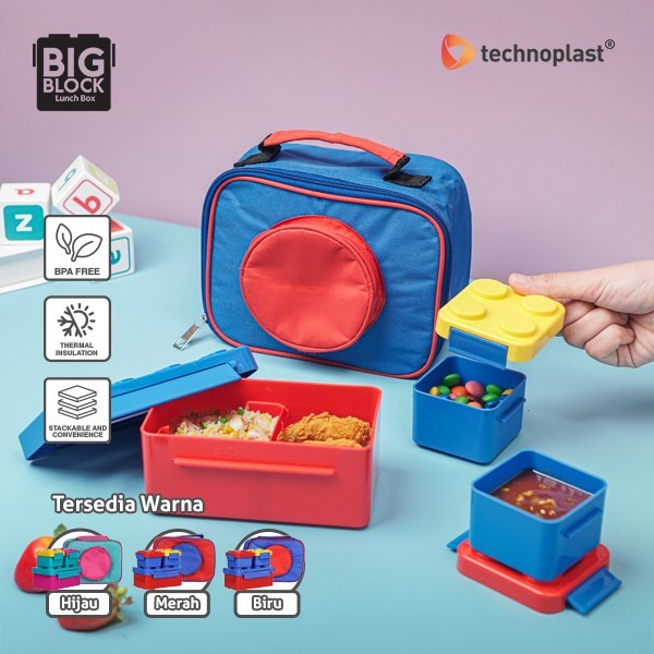 Big Block Lunch Box Set / Dining Place / Lego Lunch Box Model ...