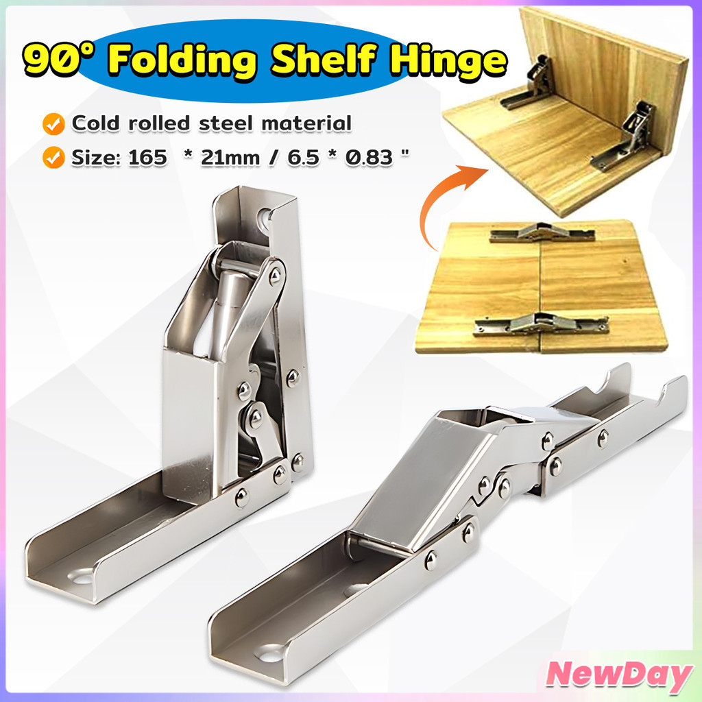 N.D 90 Degree Cold Rolled Steel Folding Door/Shelf Hinge Bracket Hidden ...