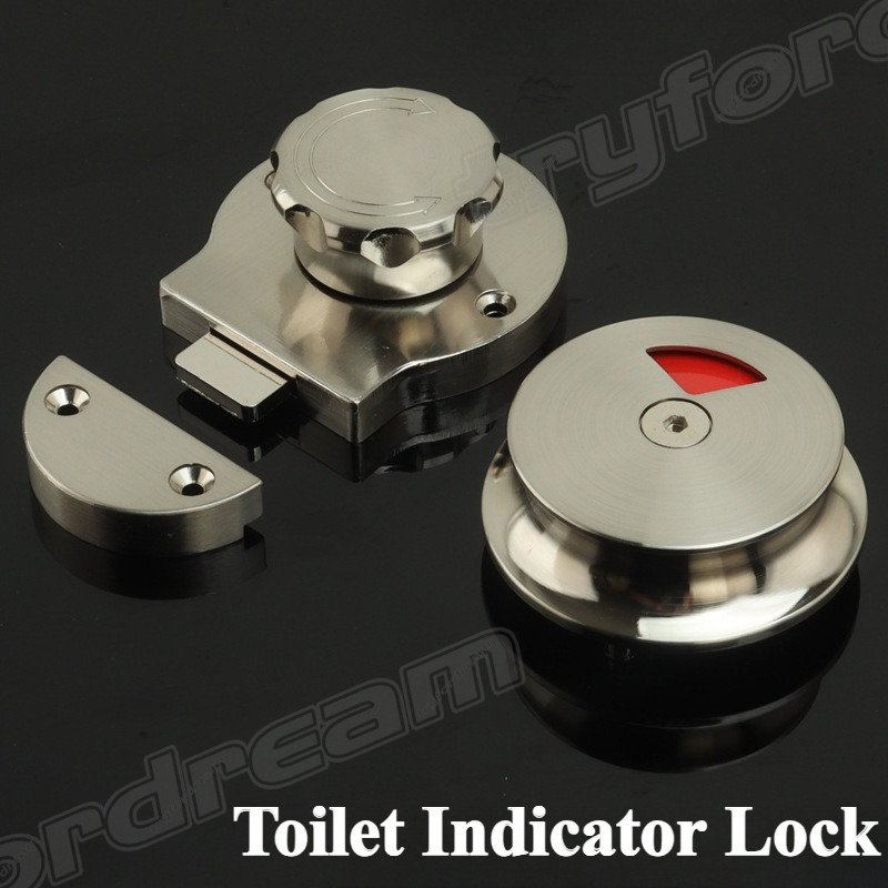 304 Stainless Steel Indicator Door Lock Rotating WC Indicator Bolt For ...