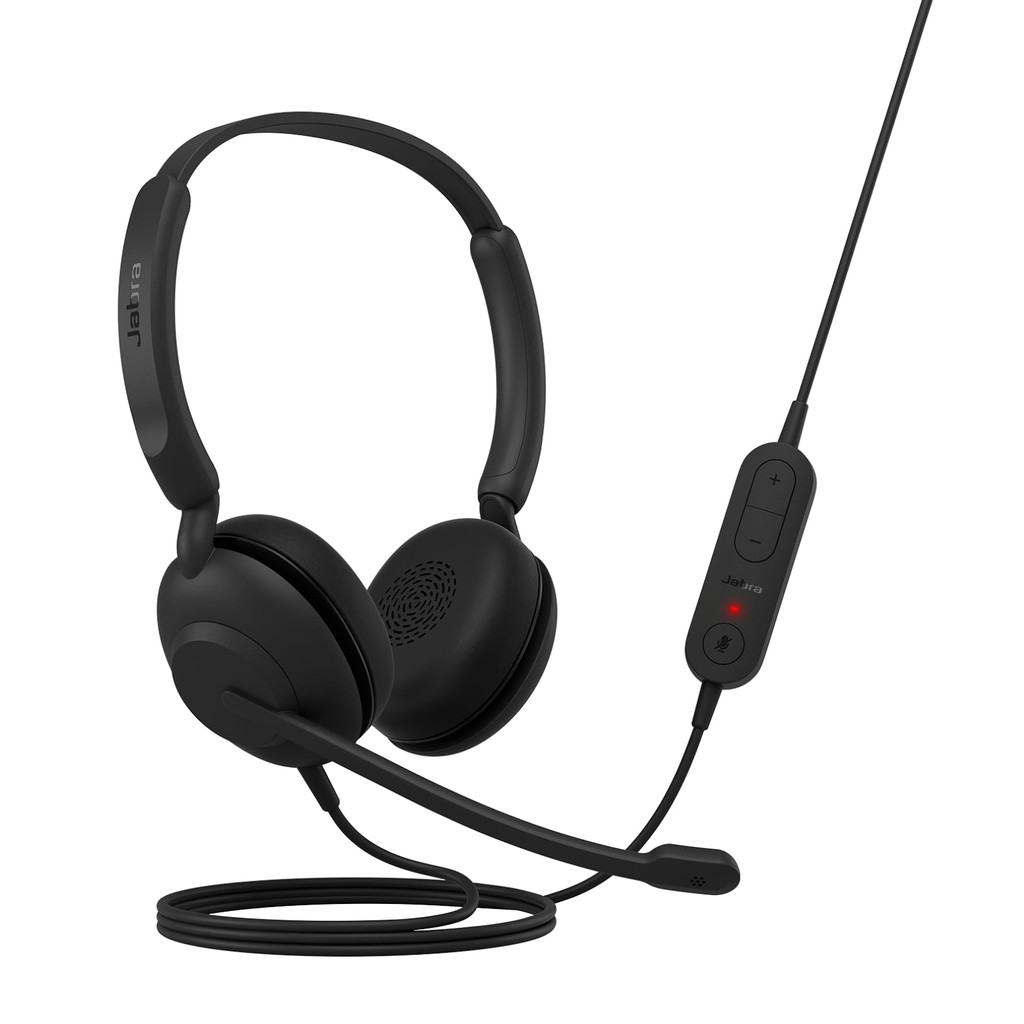 Jabra Evolve Wireless Stereo Headset with Noise Cancelling Mic Teams ...
