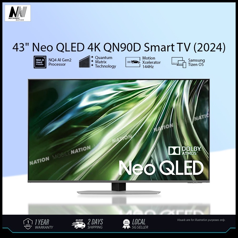 [Display Set] Samsung 43" Neo QLED 4K QN90D Smart TV | Mini LED Smart ...