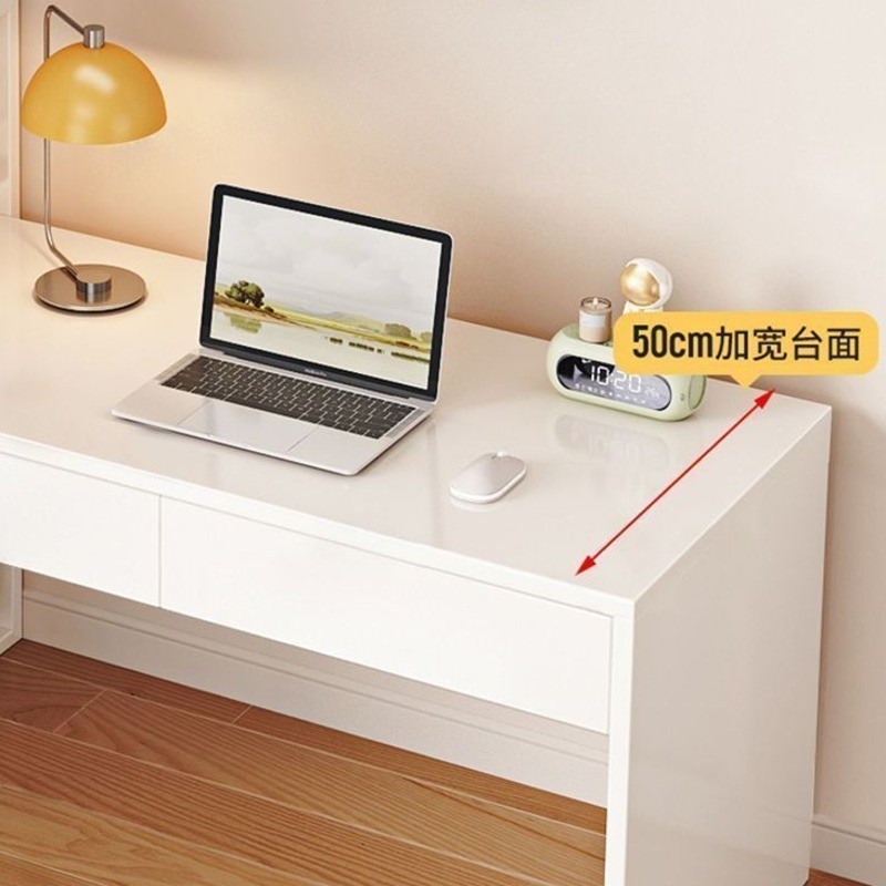 Solid Wood Study Table With Book Shelf Computer Table Storage Cabinet ...